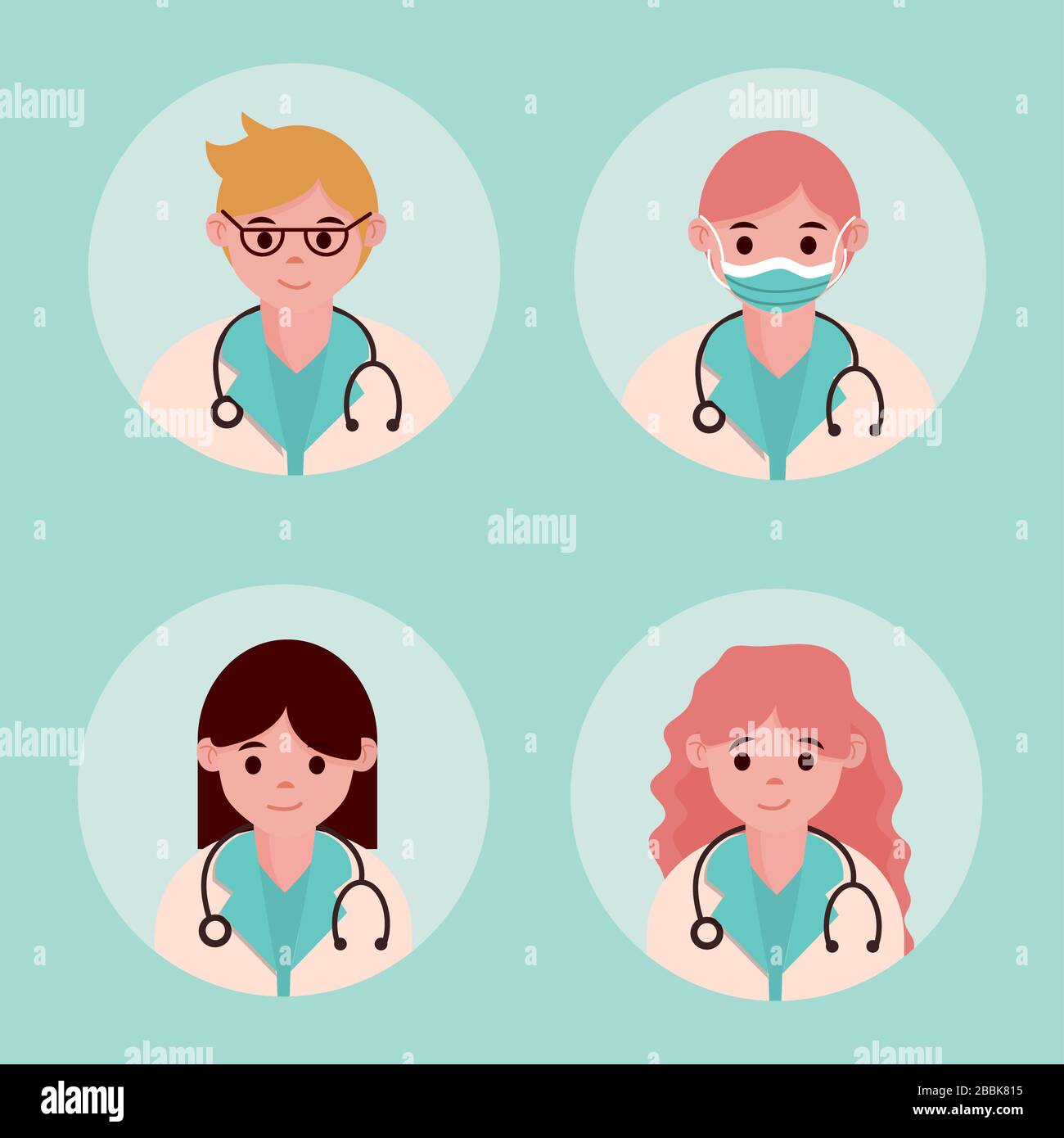 doctor hero, physicians medical staff practitioner with stethoscope ...