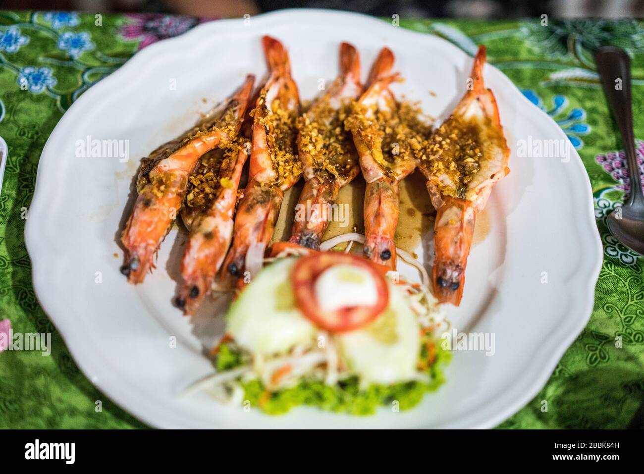 Giant grilled river prawns hi-res stock photography and images - Alamy