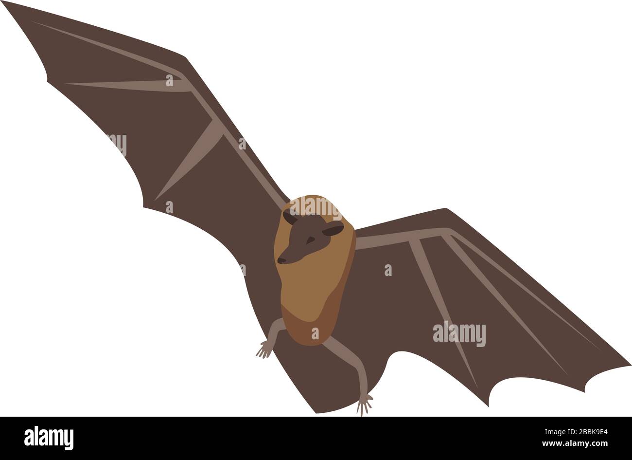 Flying bat icon, isometric style Stock Vector Image & Art - Alamy