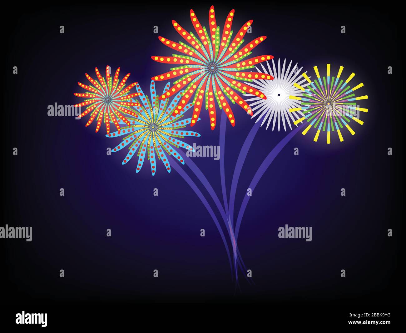 Fire work event Stock Vector Images - Alamy