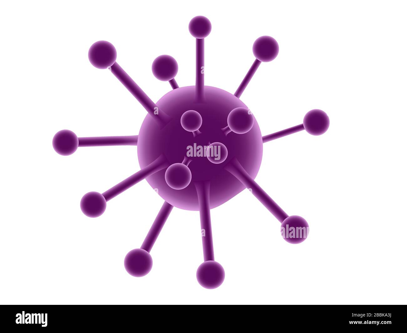 virus body isolate on white background Stock Vector Image & Art - Alamy
