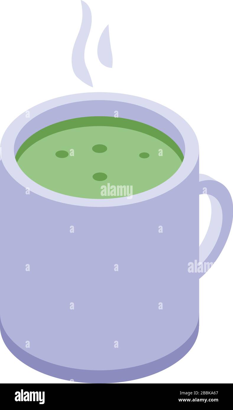 Matcha latte art Stock Vector Images - Alamy