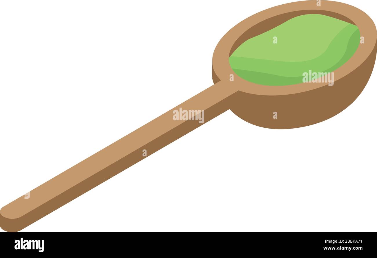 Powdered green matcha tea Stock Vector Images - Alamy