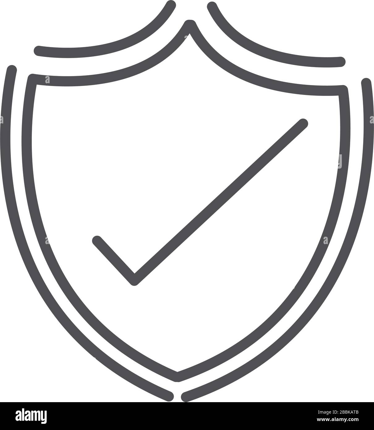 shield checking logistic cargo shipping related delivery vector ...