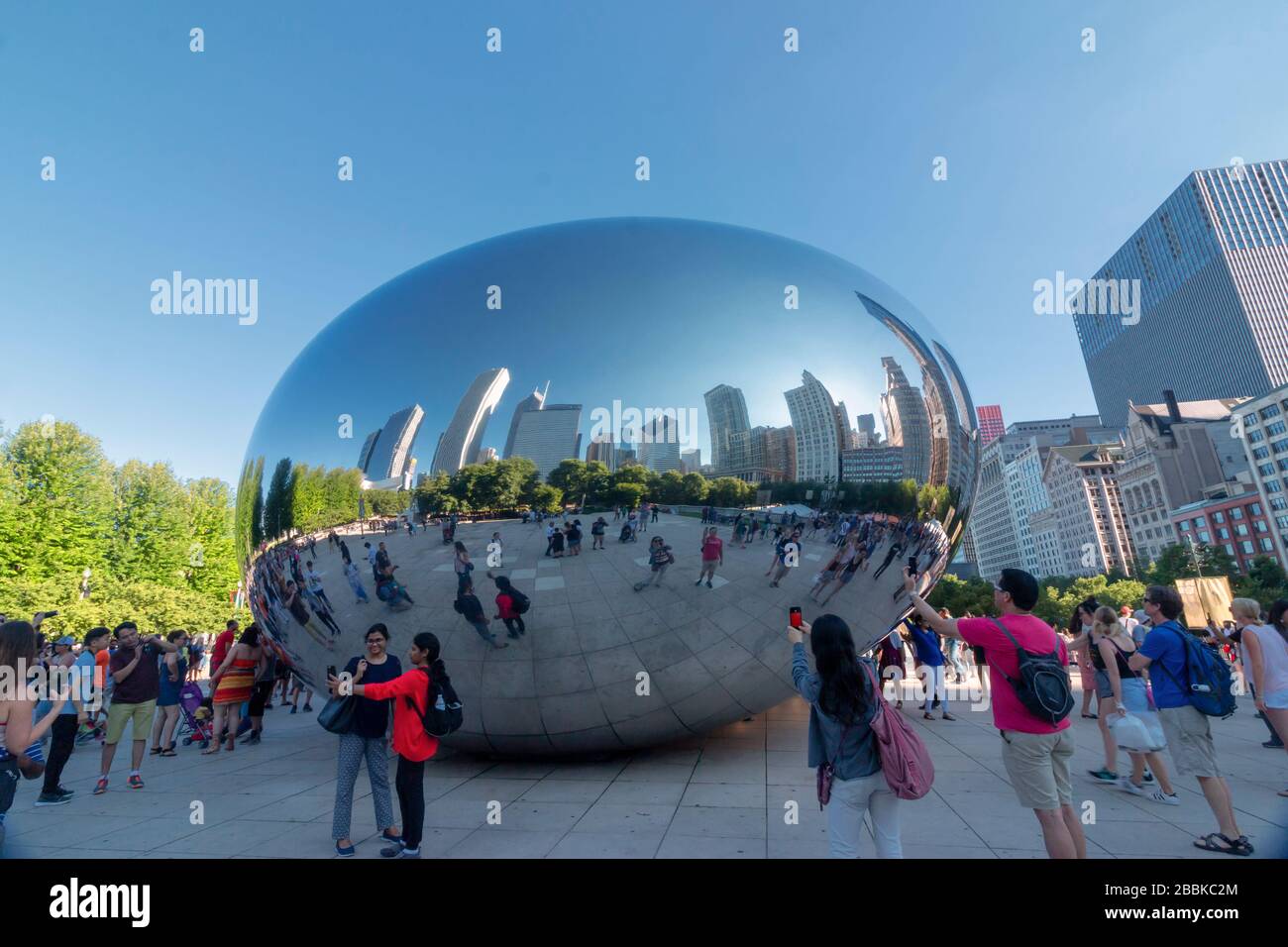 Cloud Gate From Chicago Stock Photo - Alamy
