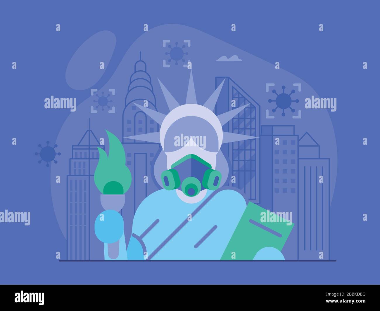 Quarantine city Stock Vector Images - Alamy