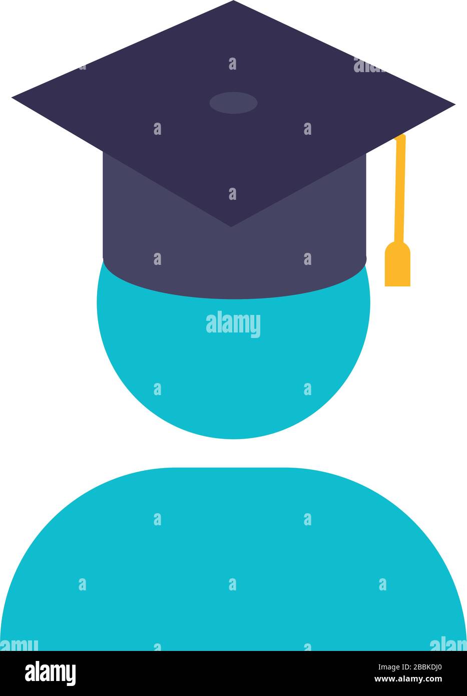 student graduated flat style Stock Vector Image & Art - Alamy