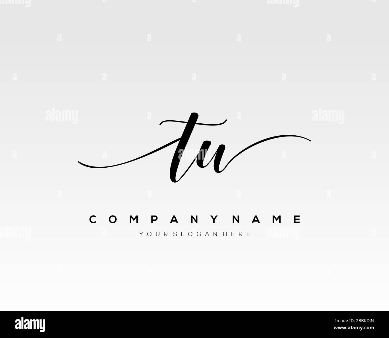 TW Initial Letter handwriting logo hand drawn template vector, logo for ...