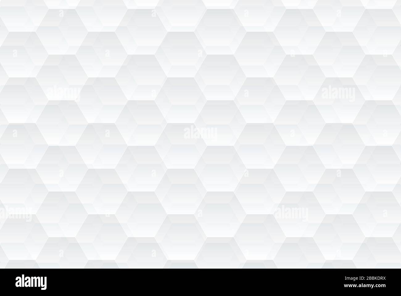 Abstract white hexagons texture. Abstract light hexagonal background. Stylish and creative ...