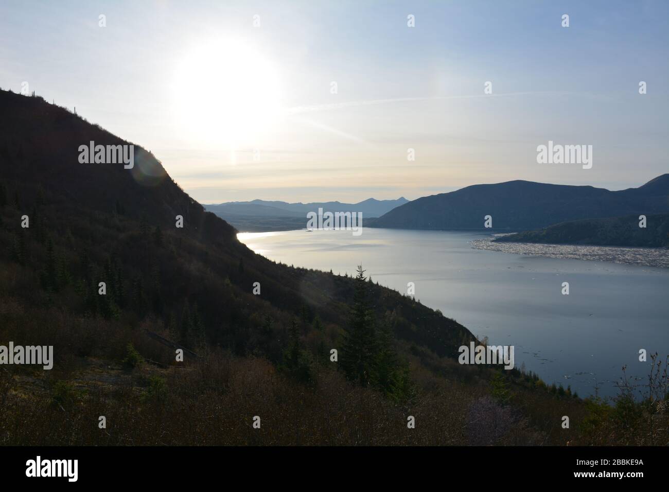 Spirit Lake seen from the Windy Ridge Viewpoint on NF-99 / Forest ...
