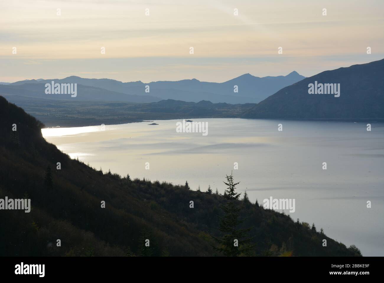 Spirit Lake seen from the Windy Ridge Viewpoint on NF-99 / Forest ...