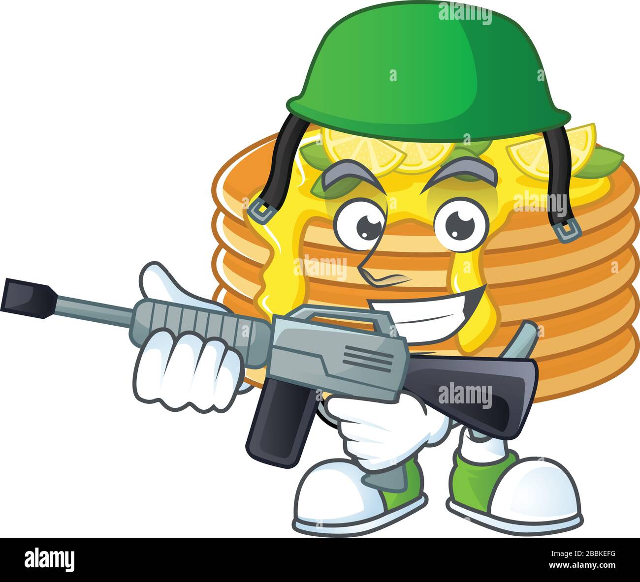 Pancake with lemon and sugar Cut Out Stock Images & Pictures - Alamy