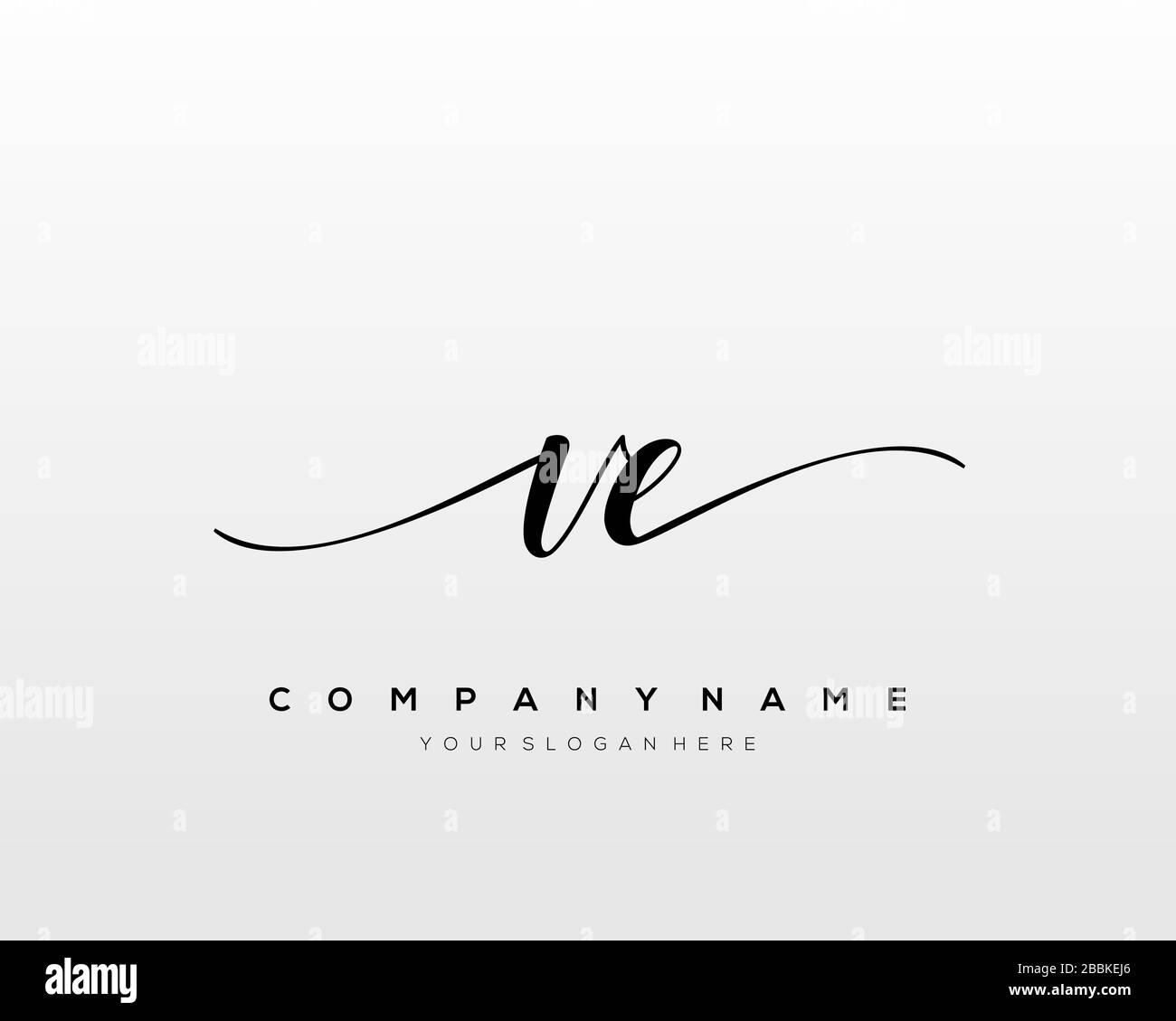 Letter ve vector vectors Black and White Stock Photos & Images - Alamy