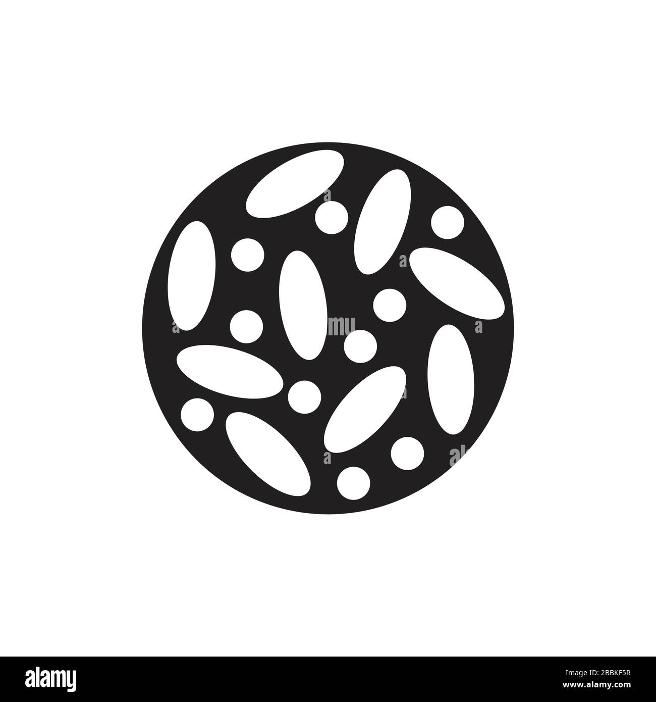 Microscope flat icon pictogram Cut Out Stock Images & Pictures - Alamy