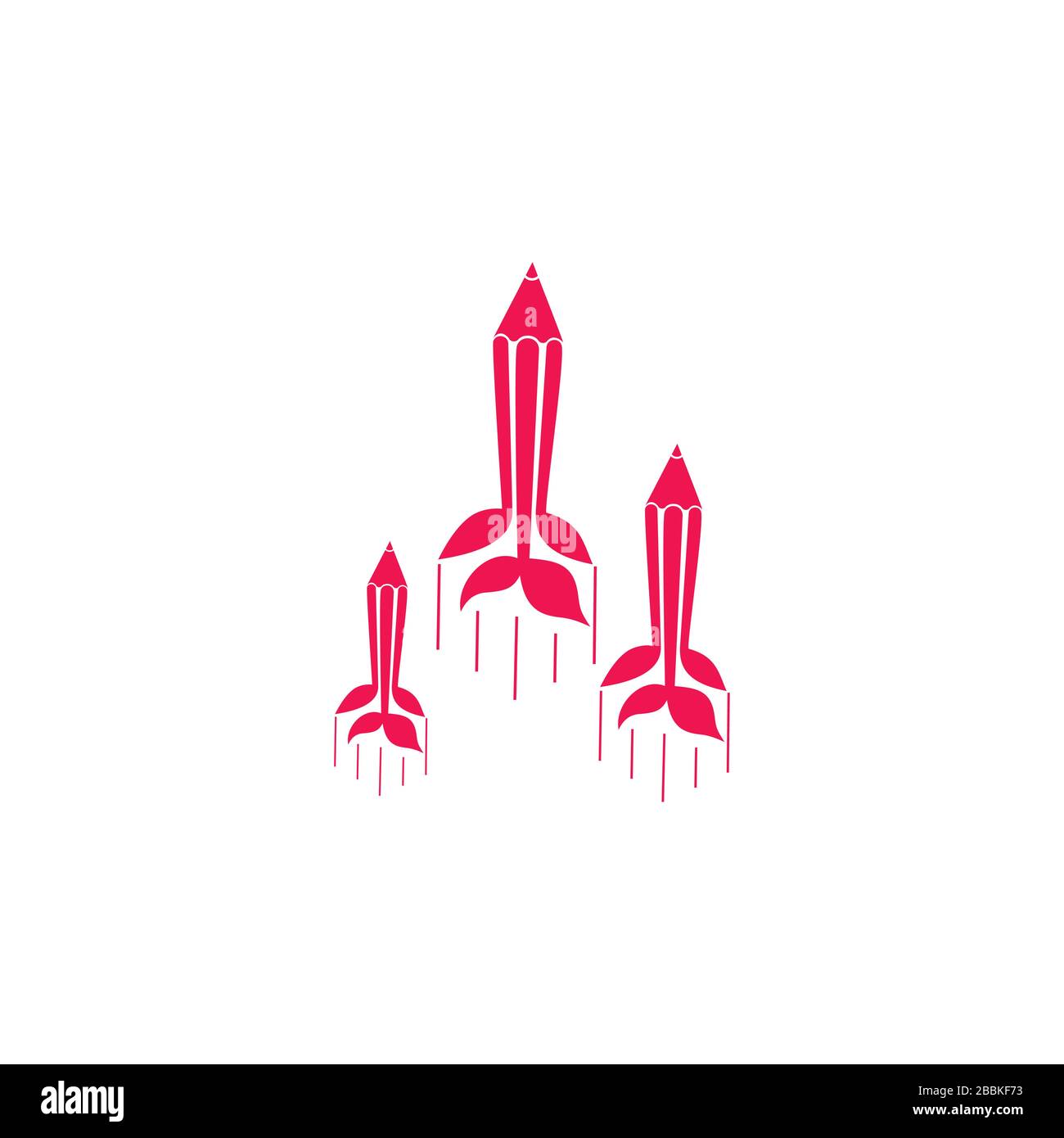 pencil arrow fast success education symbol vector Stock Vector Image ...