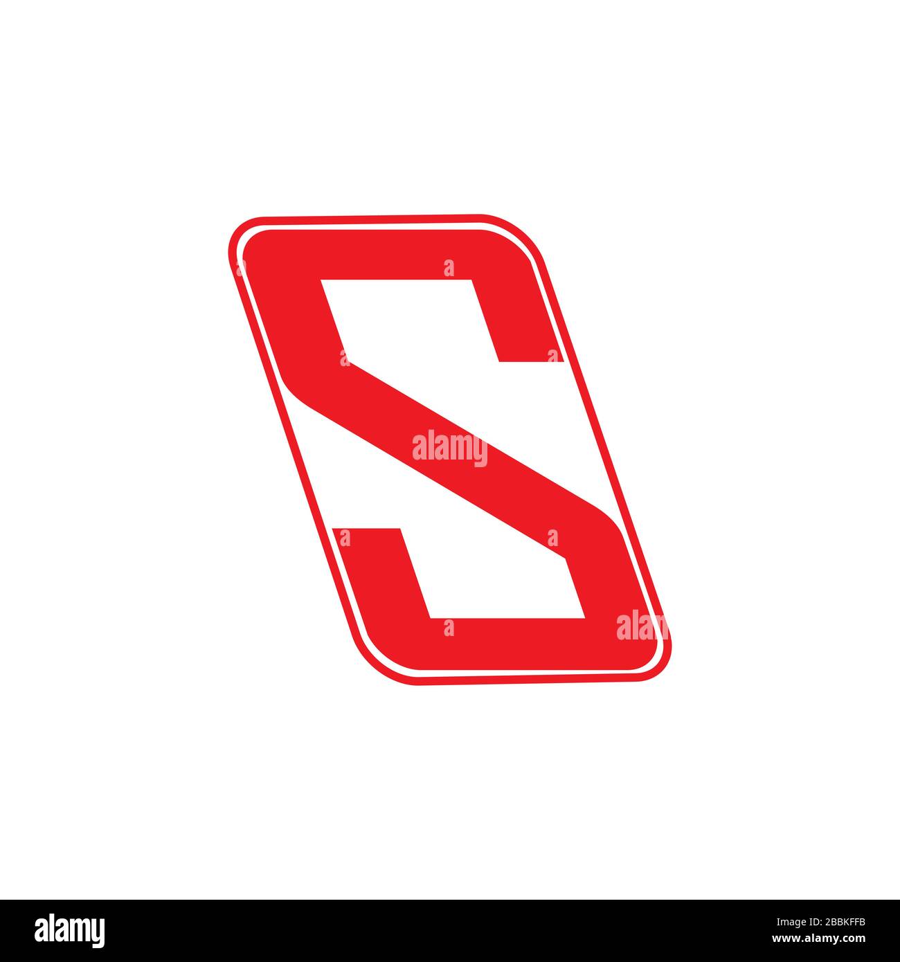 letter s simple geometric logo vector Stock Vector Image & Art - Alamy