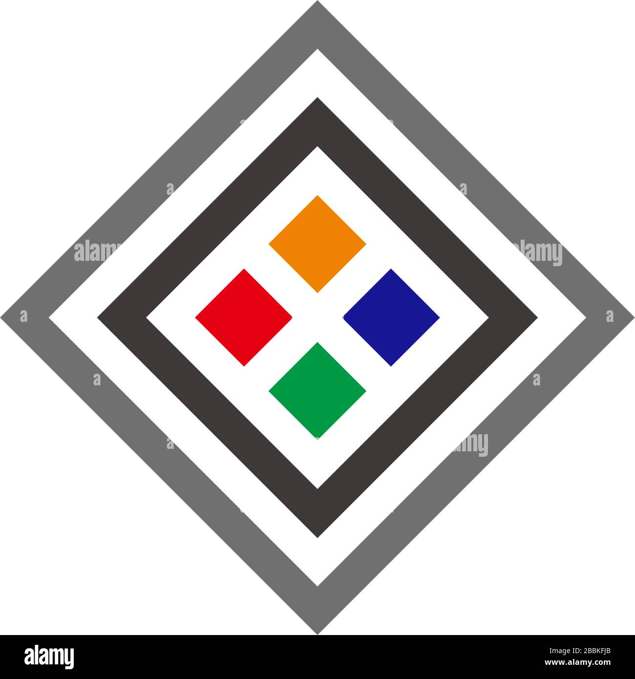 stripes square geometric line clear design logo vector Stock Vector ...