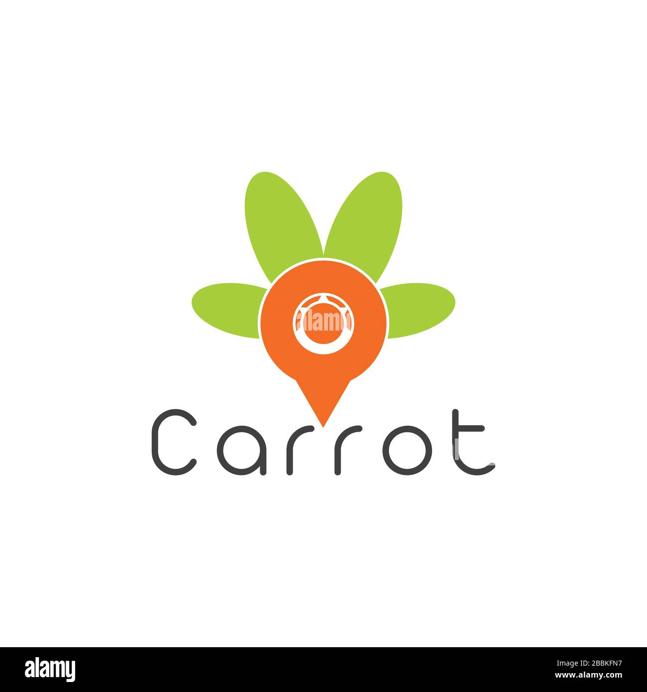 abstract carrot cute symbol logo vector Stock Vector Image & Art - Alamy
