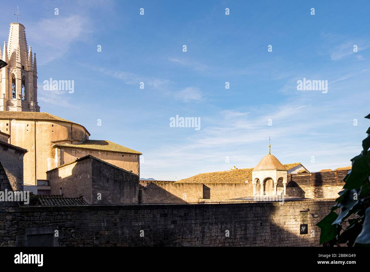 Girona city historical center in Catalonia, Spain Stock Photo - Alamy