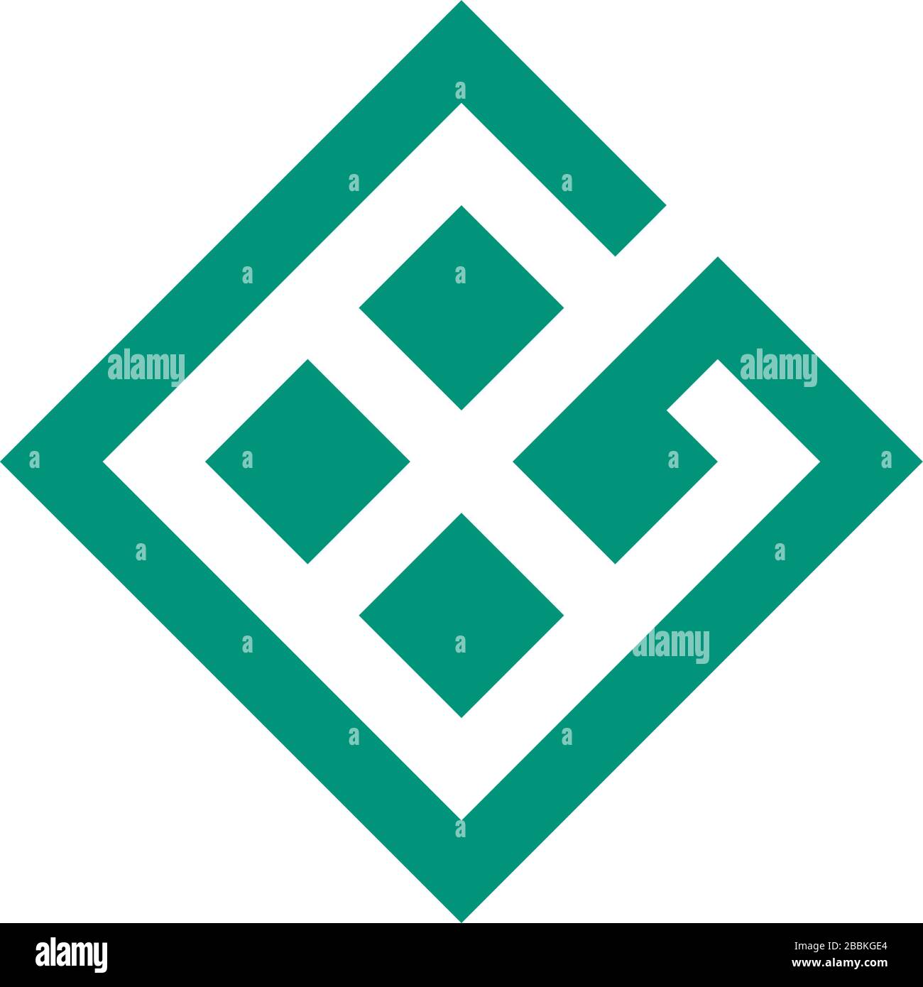 abstract letter g square geometric linked logo vector Stock Vector ... abstract letter g square geometric linked logo vector Stock Vector ...