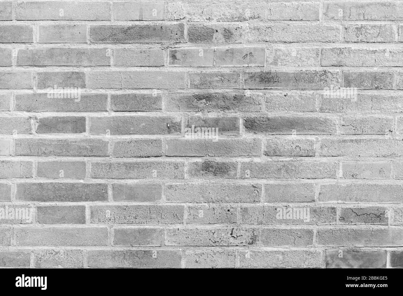 Wall of brick blocks in gray, for design or as a natural background ...