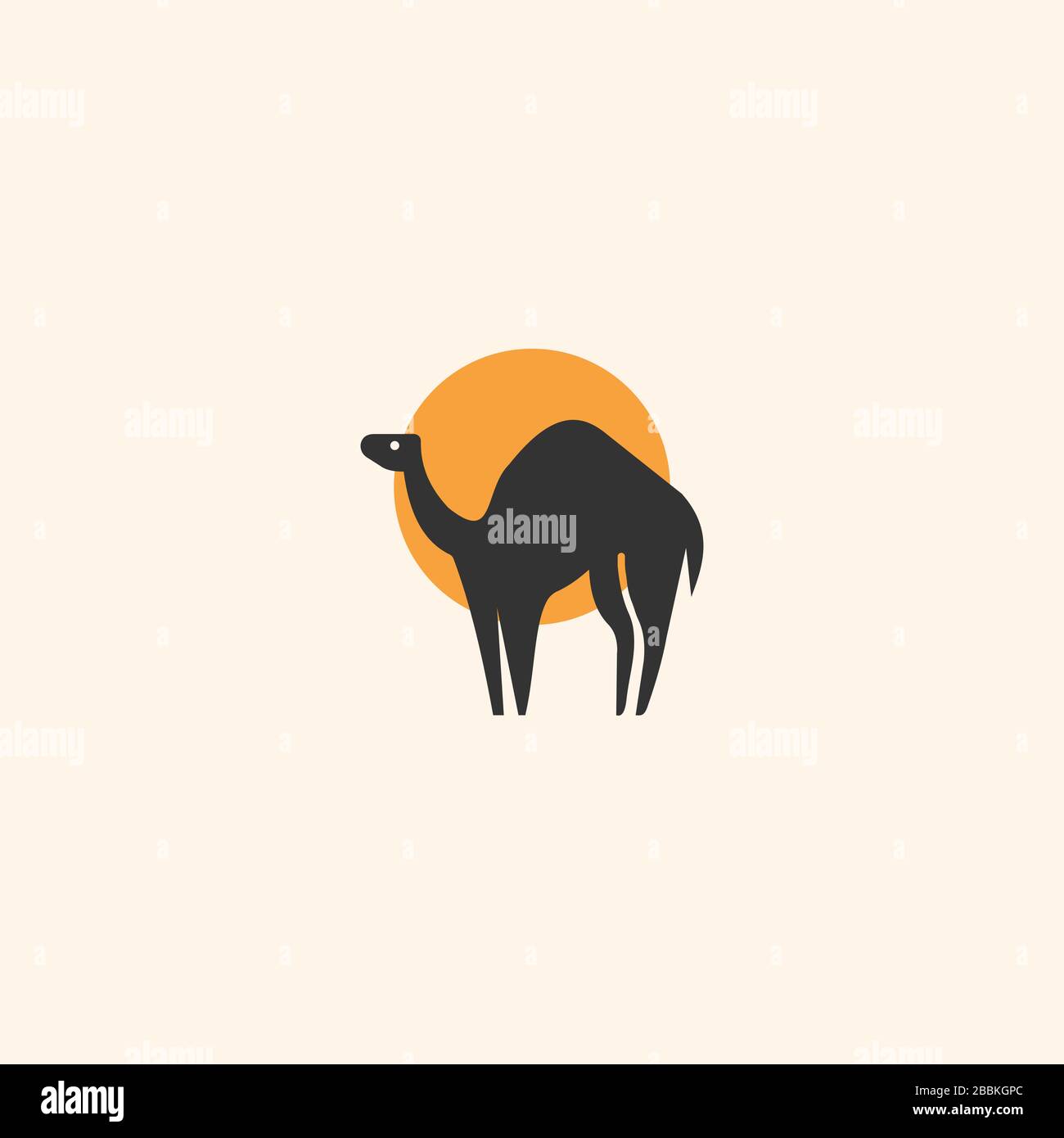 Animal Camel Logo Design Template Stock Vector Image & Art - Alamy