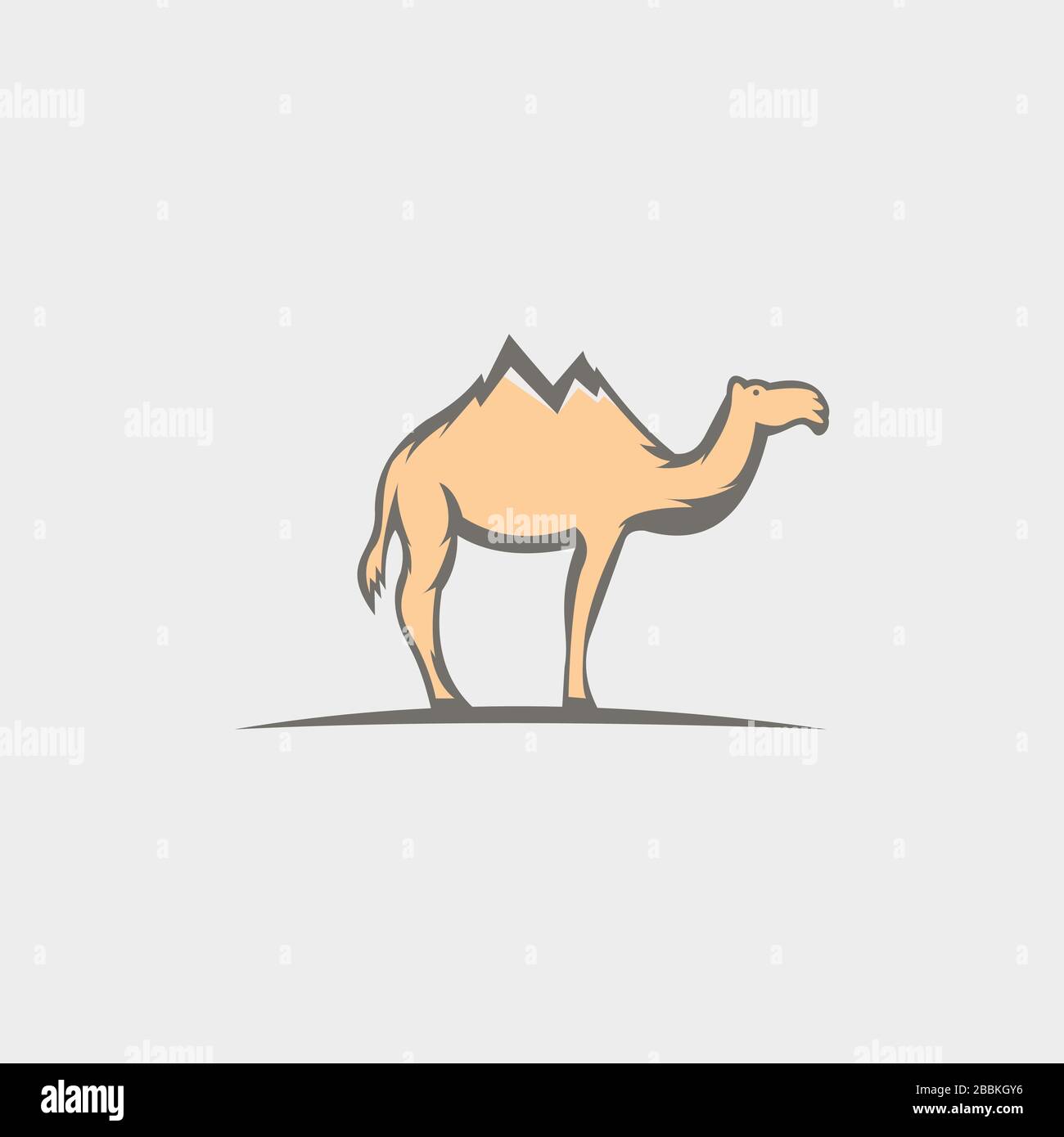 Animal Camel Logo Design Template Stock Vector Image & Art - Alamy