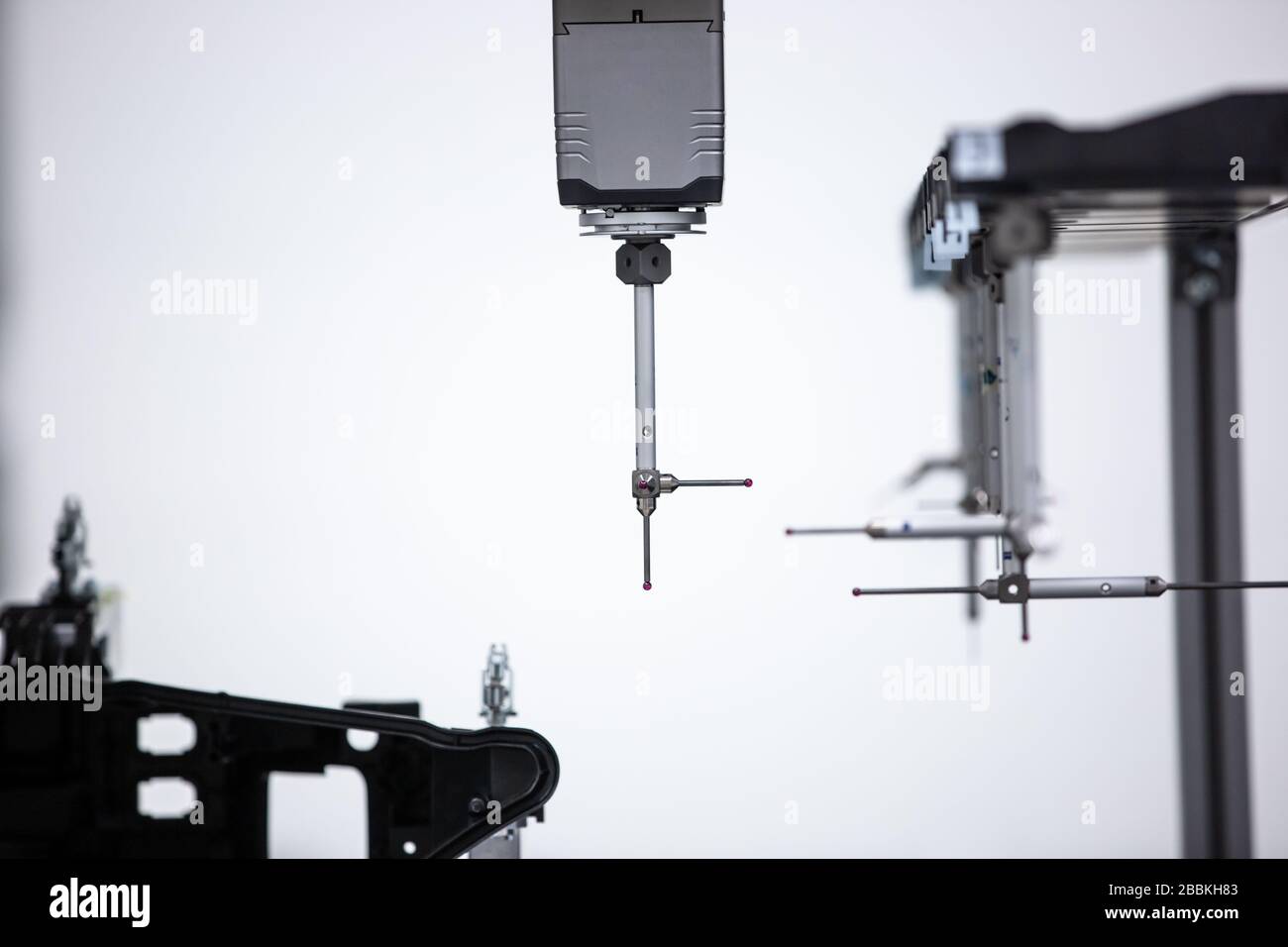 Close up of professional automatic 3D measuring system machine for ...