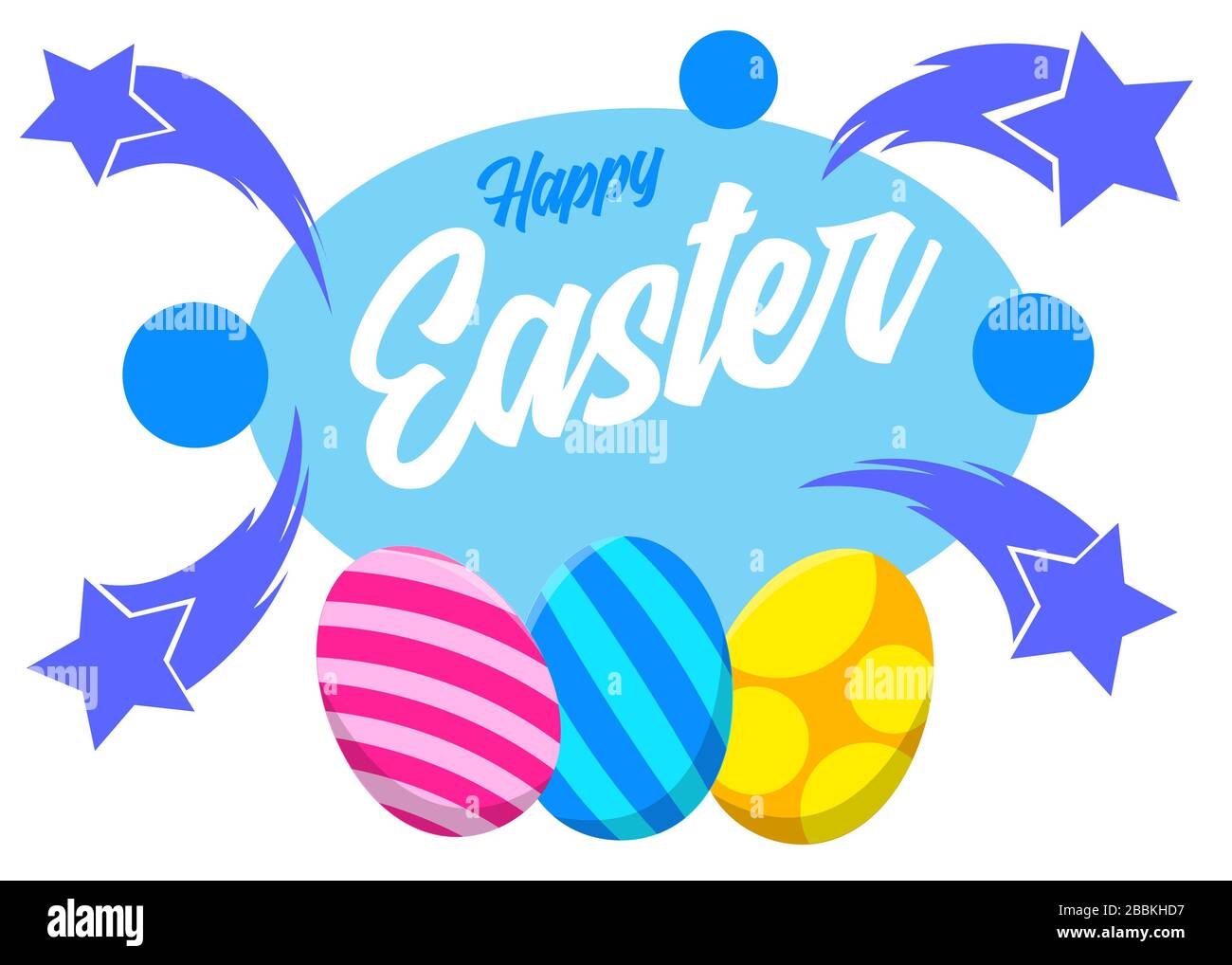 Easter egg design template Cut Out Stock Images & Pictures - Alamy