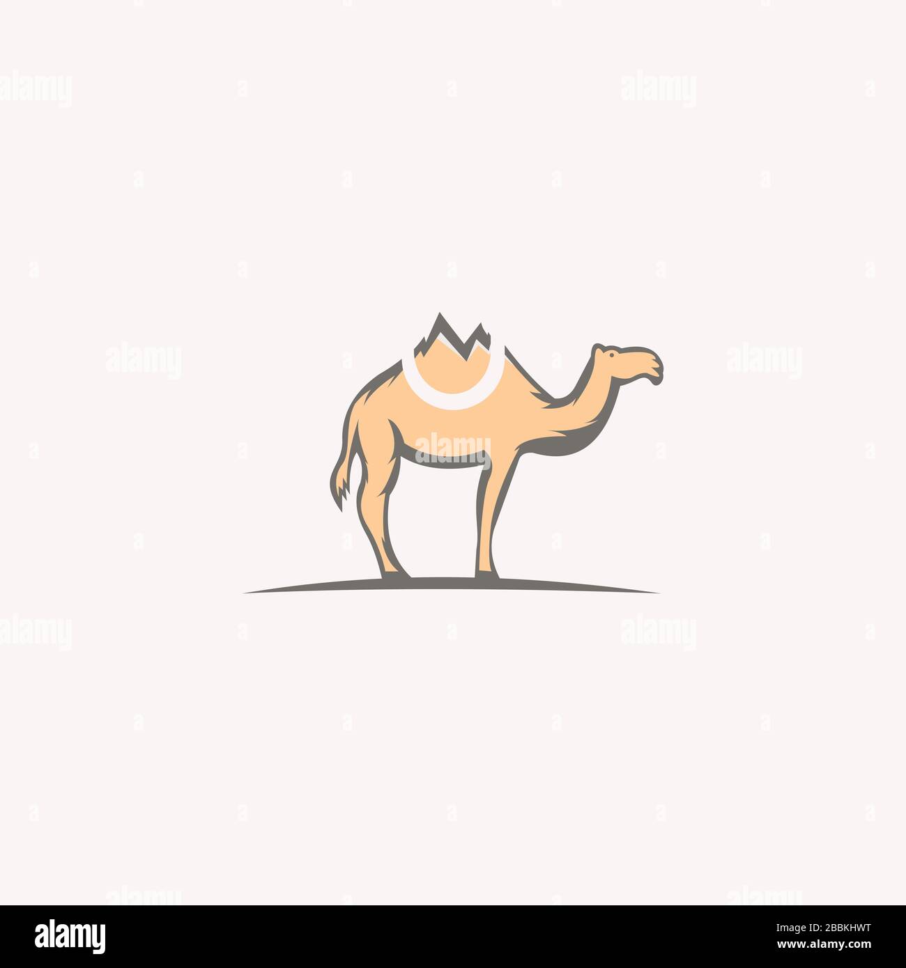 Animal Camel Logo Design Template Stock Vector Image & Art - Alamy