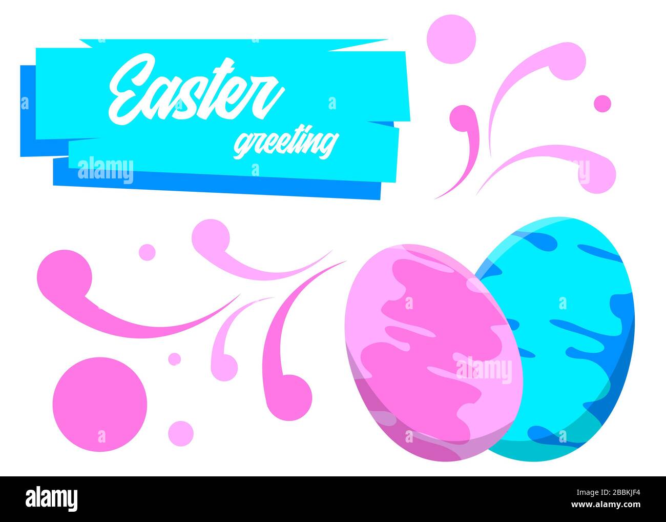Happy easter calligraphy background hi-res stock photography and images ...