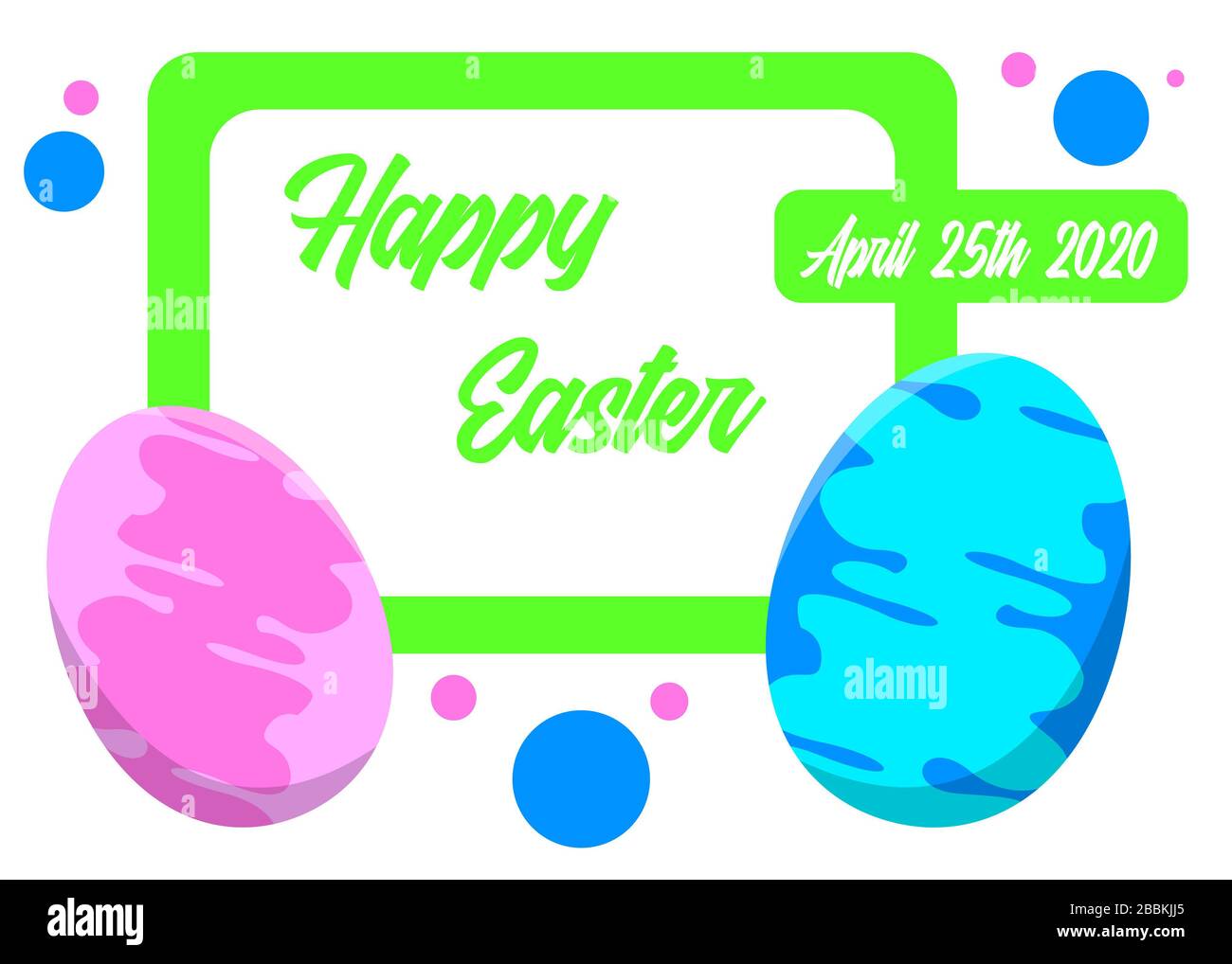 Happy easter day rabbit Cut Out Stock Images & Pictures - Alamy