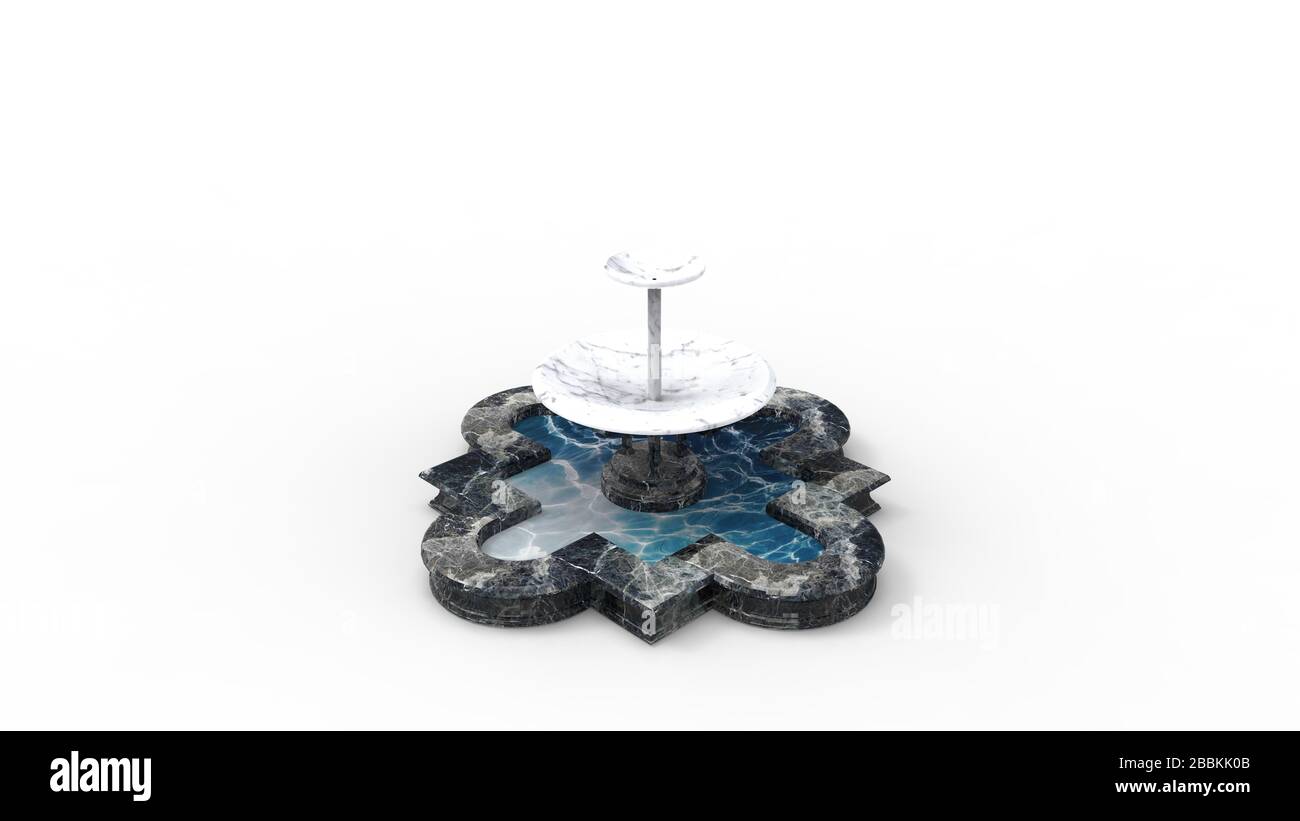 3d rendering water fountain hi-res stock photography and images - Alamy