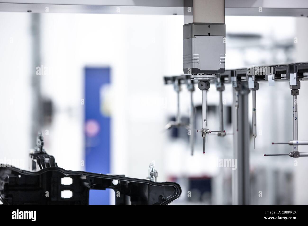 Close up of professional automatic 3D measuring system machine for ...