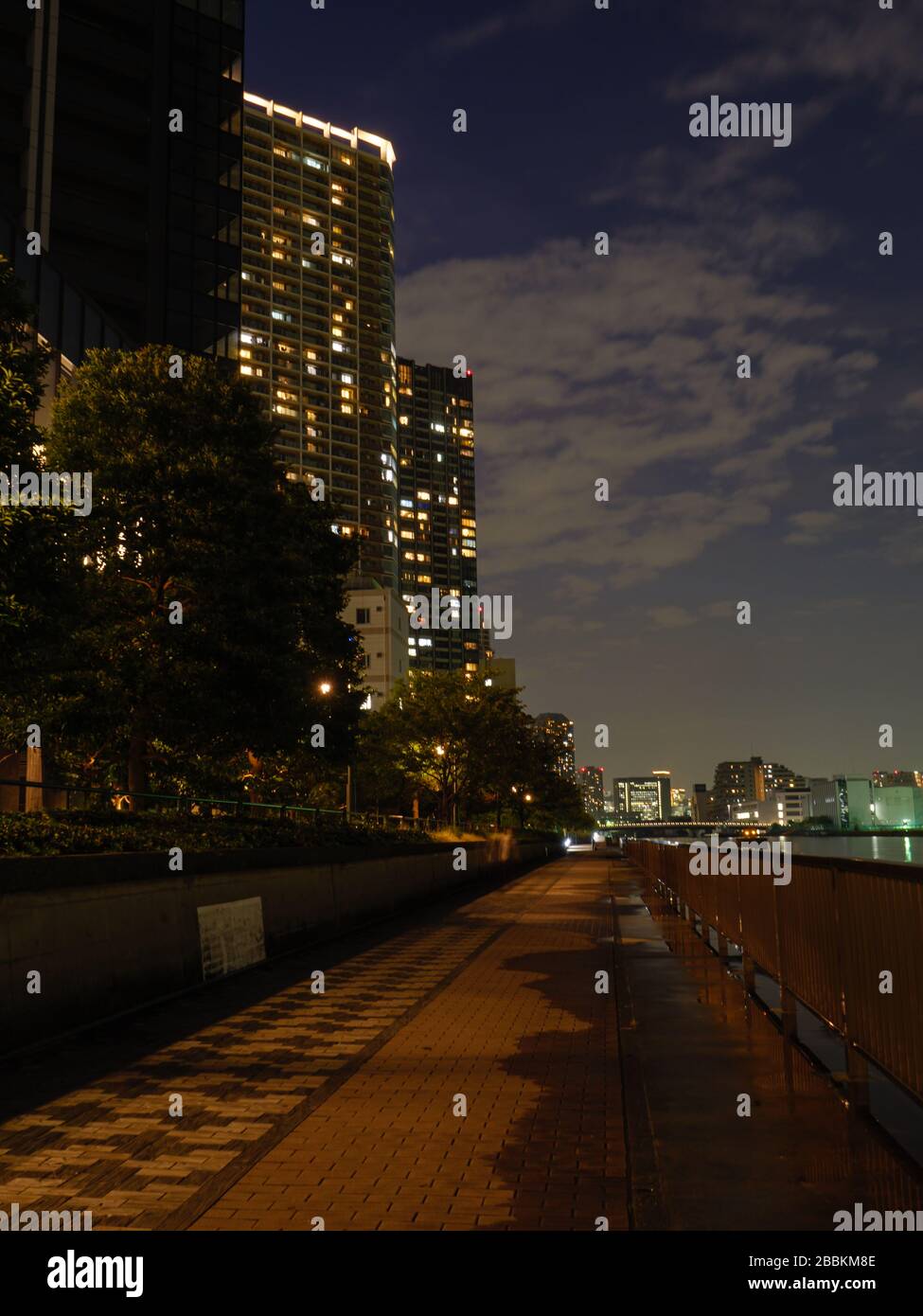 High rise buildings reflected in the rain in Tokyo Stock Photo - Alamy