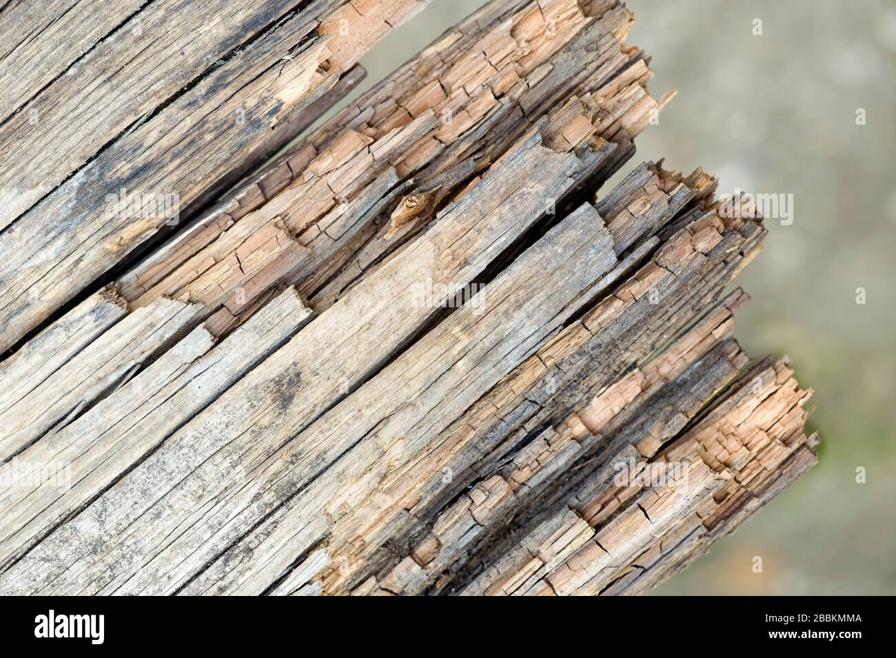 Textured rotten wood board, brown background Stock Photo - Alamy