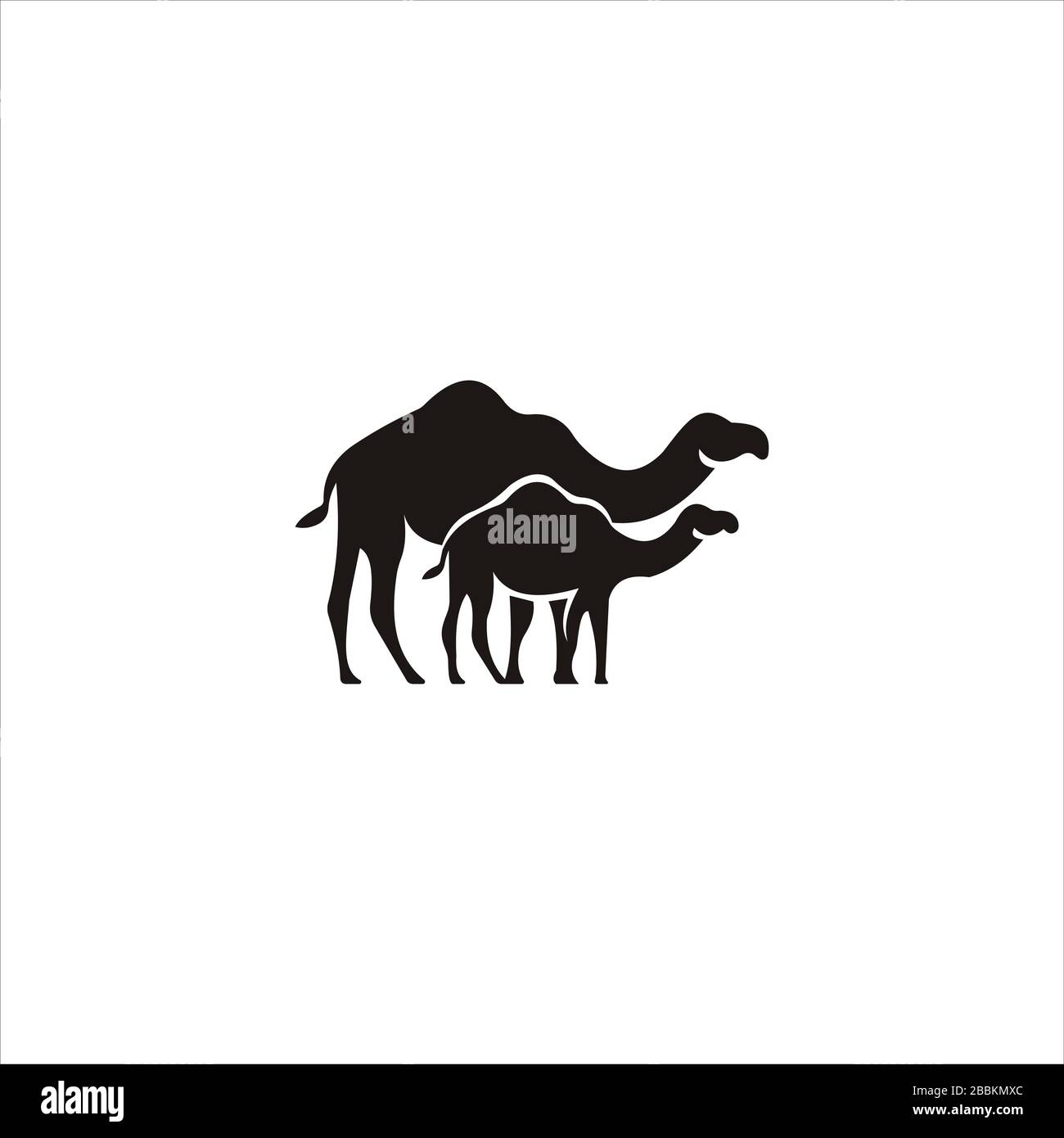 Animal Camel Logo Design Template Stock Vector Image & Art - Alamy