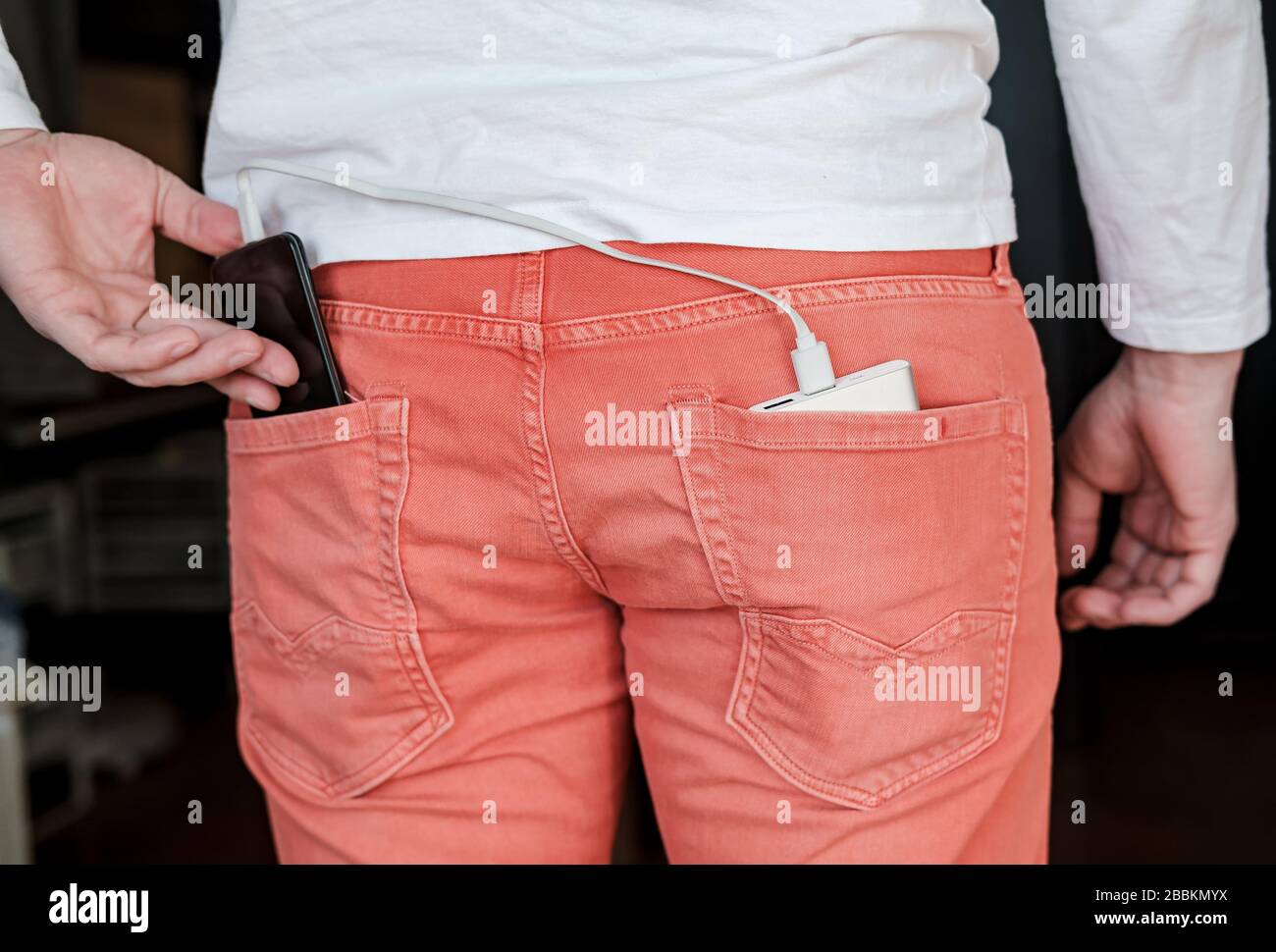 Back pocket phone hi-res stock photography and images - Alamy