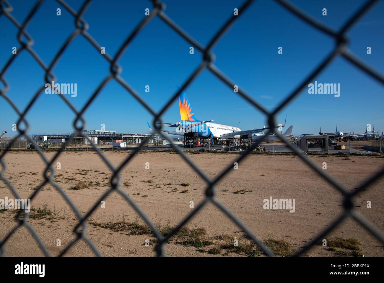 A former Allegiant Air Boeing 757-200 with registration N906NV is seen ...