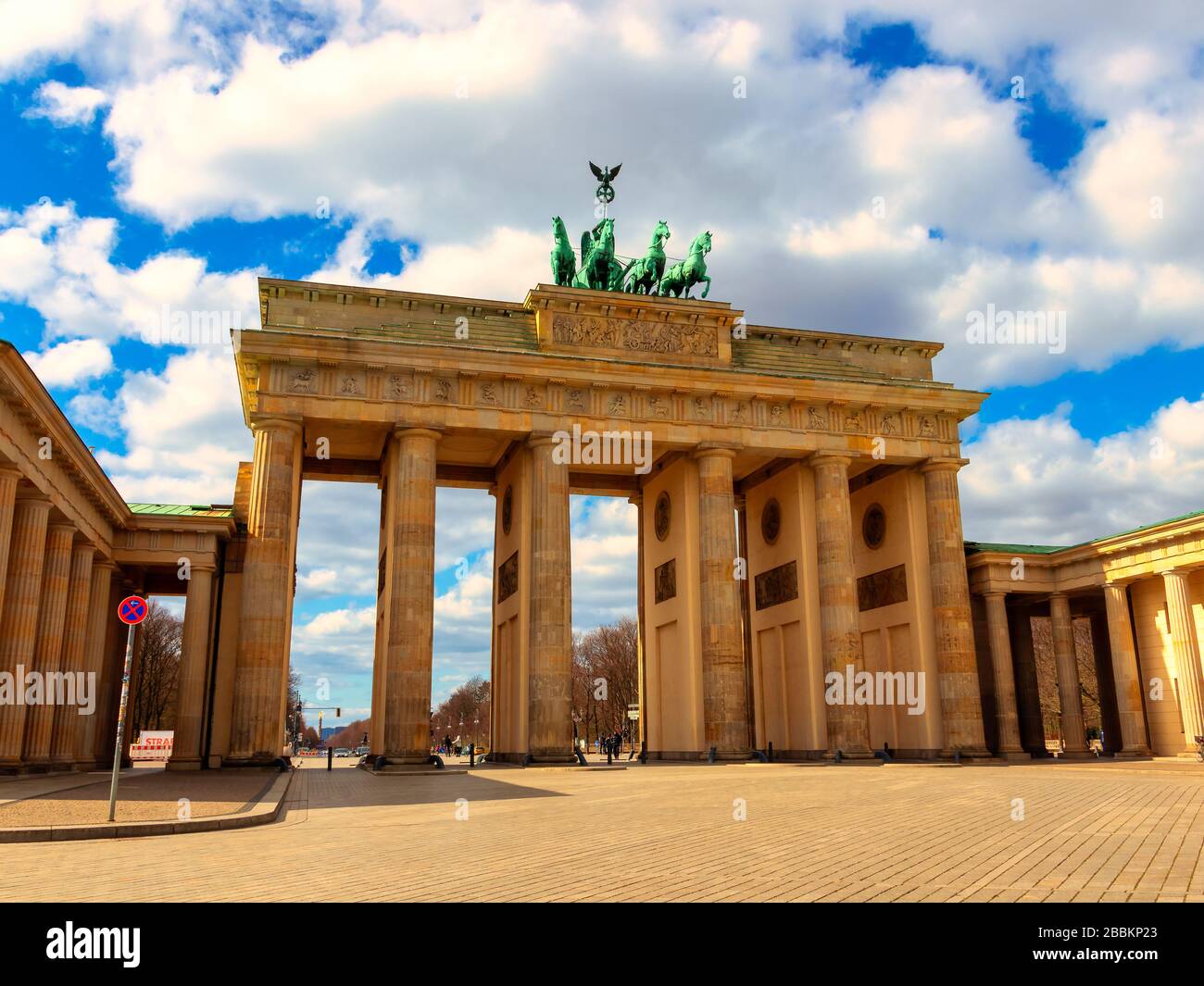 Beautiful view of the Brandenburg Gate, Berlin Stock Photo - Alamy