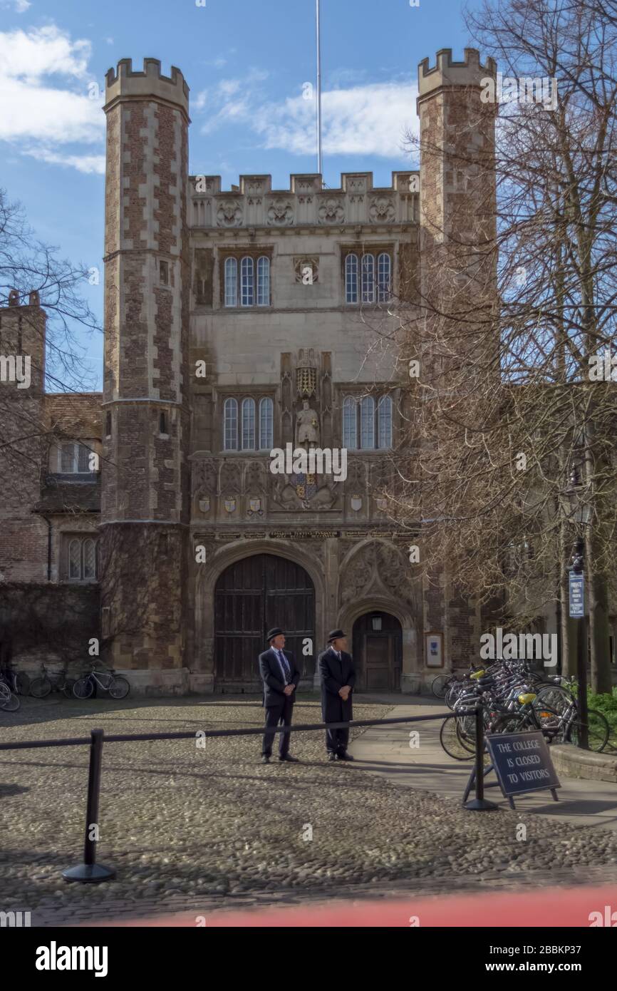 Cambridge, England / United Kingdom - 03 15 2014: Front view at the ...