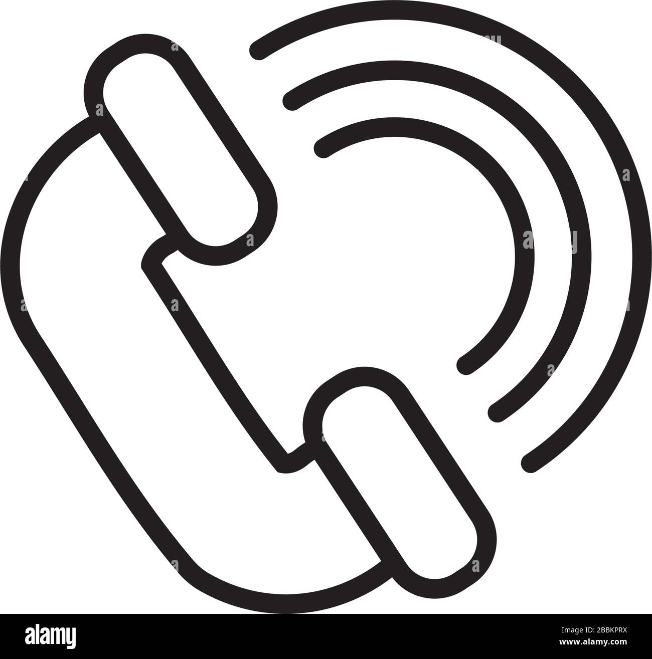 telephone service call line style icon Stock Vector Image & Art - Alamy