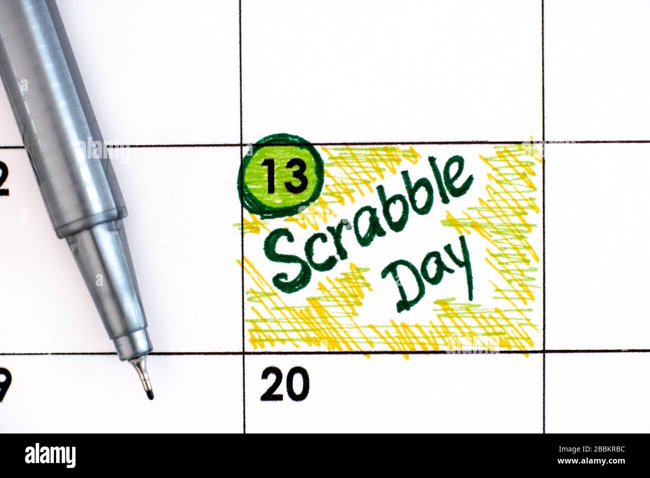 April 13 calendar hi-res stock photography and images - Alamy