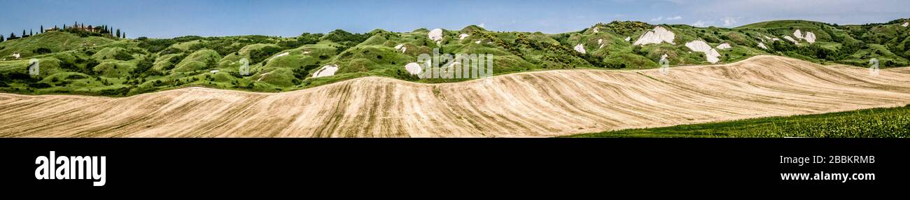 The so called Accona desert,Crete senesi,Tuscany,Italy,2018 Stock Photo ...