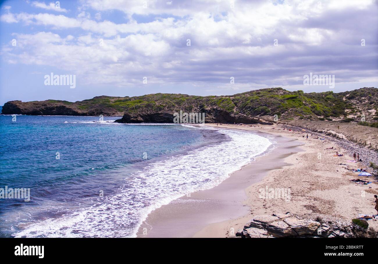 Cala Tortuga beach(Cala Tortuga) ,Minorca island,2017 Stock Photo - Alamy