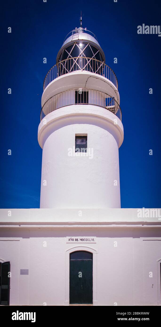 Lighthouse at cap de cavalleria hi-res stock photography and images - Alamy