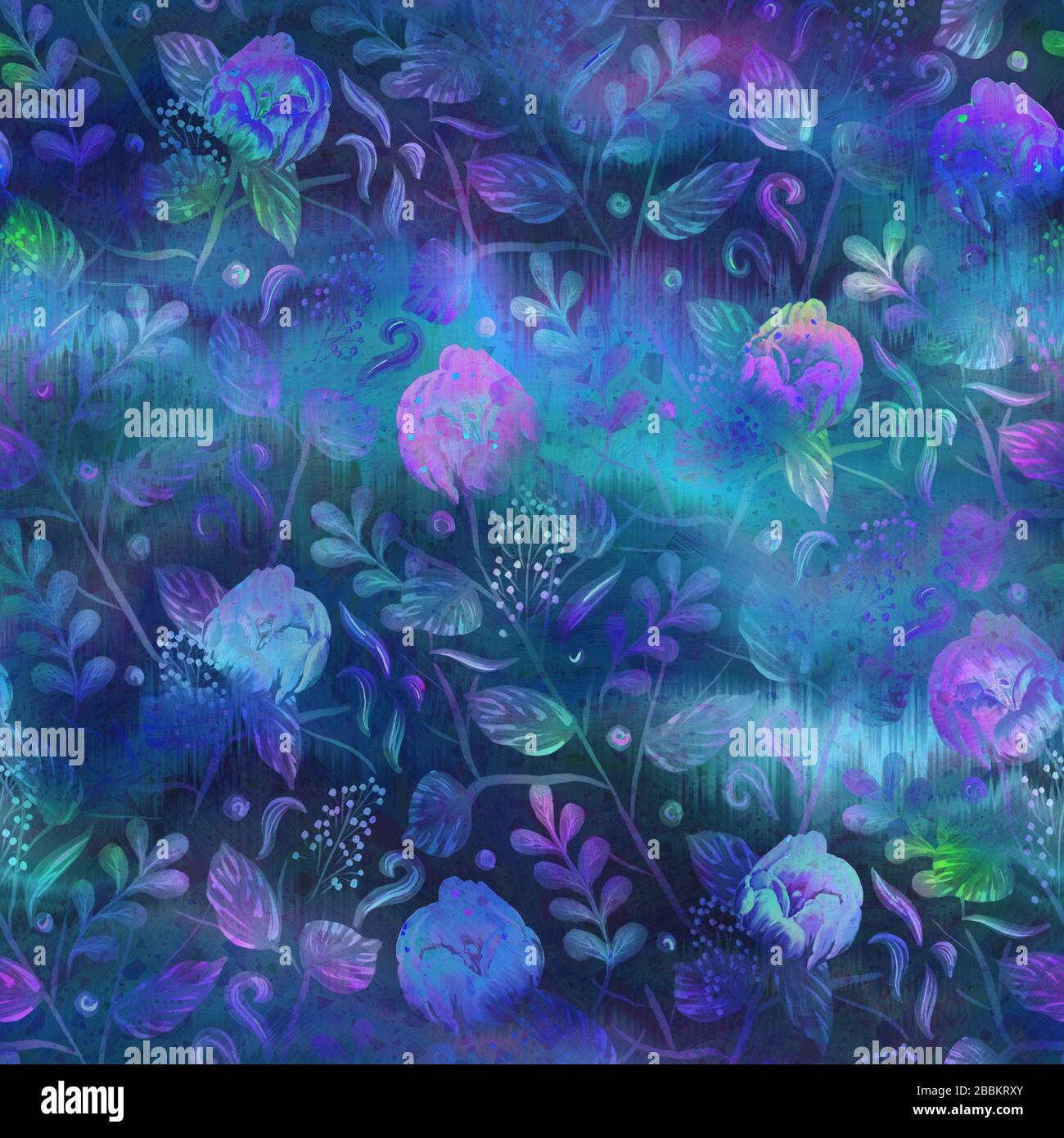 Surreal ombre blend digital pattern overlay swatch Stock Photo - Alamy