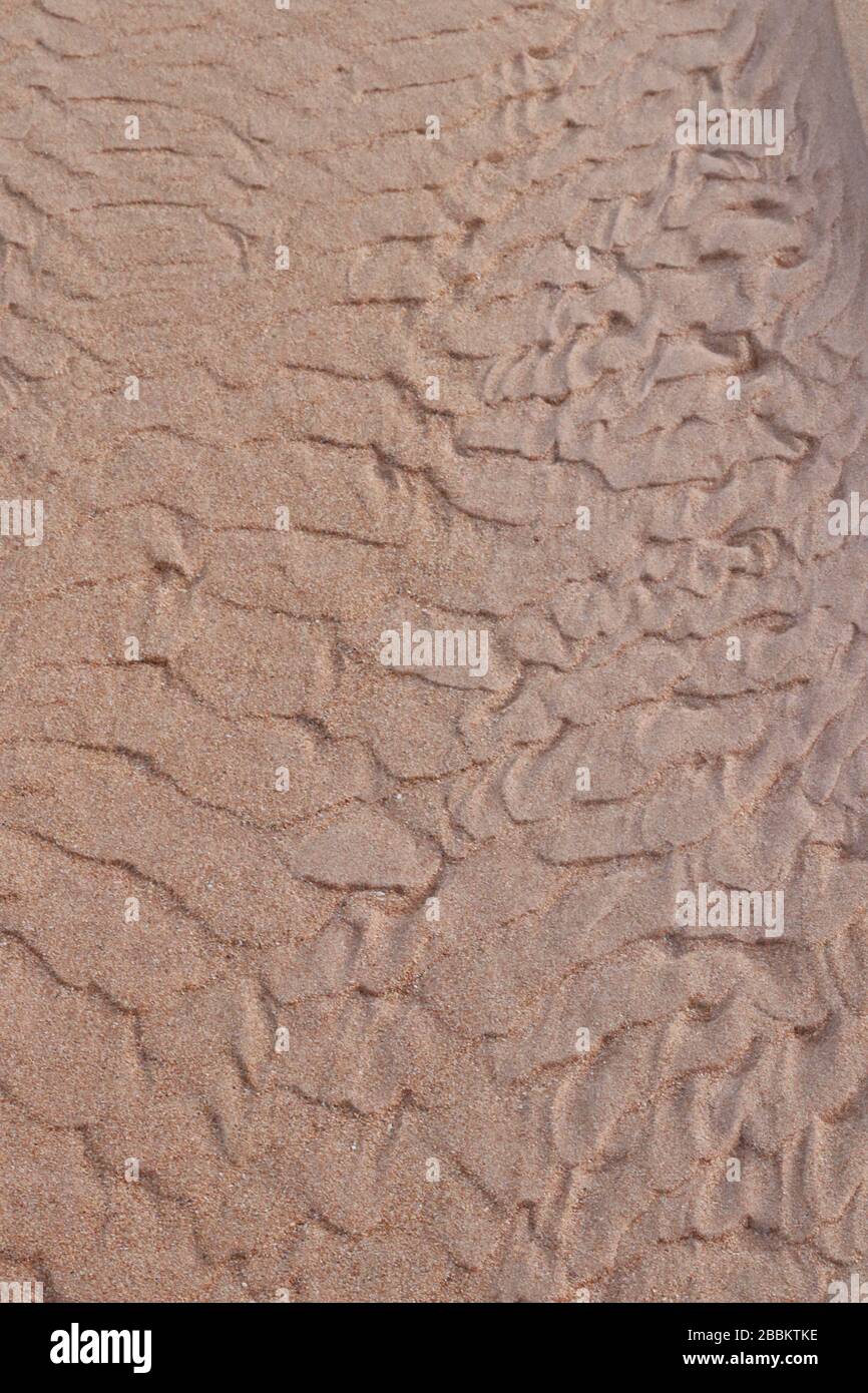 Patterns in sand Stock Photo - Alamy