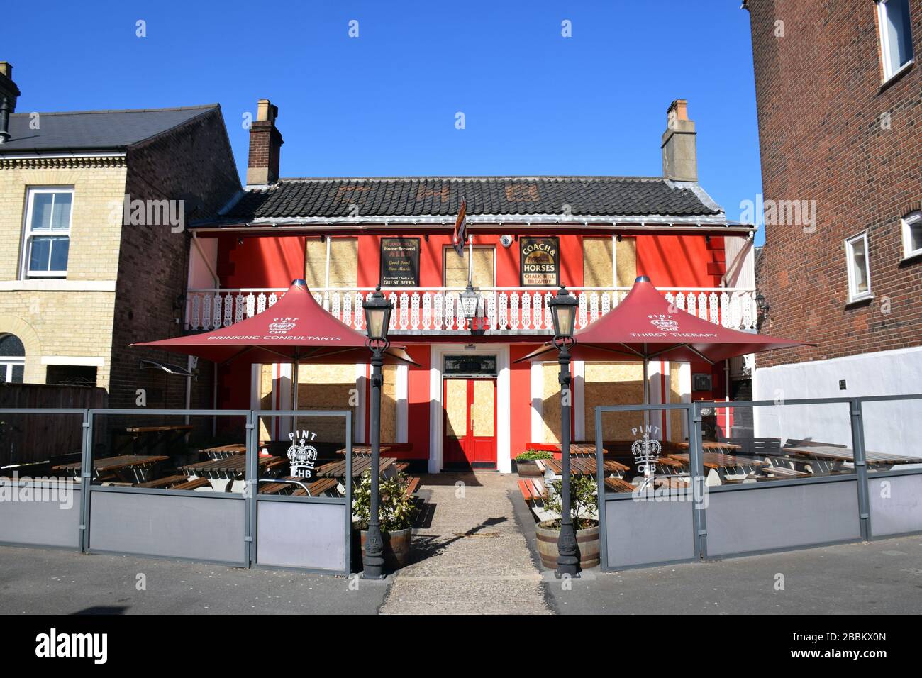 Popular local pub Coach & Horses closed during the Coronavirus lock ...