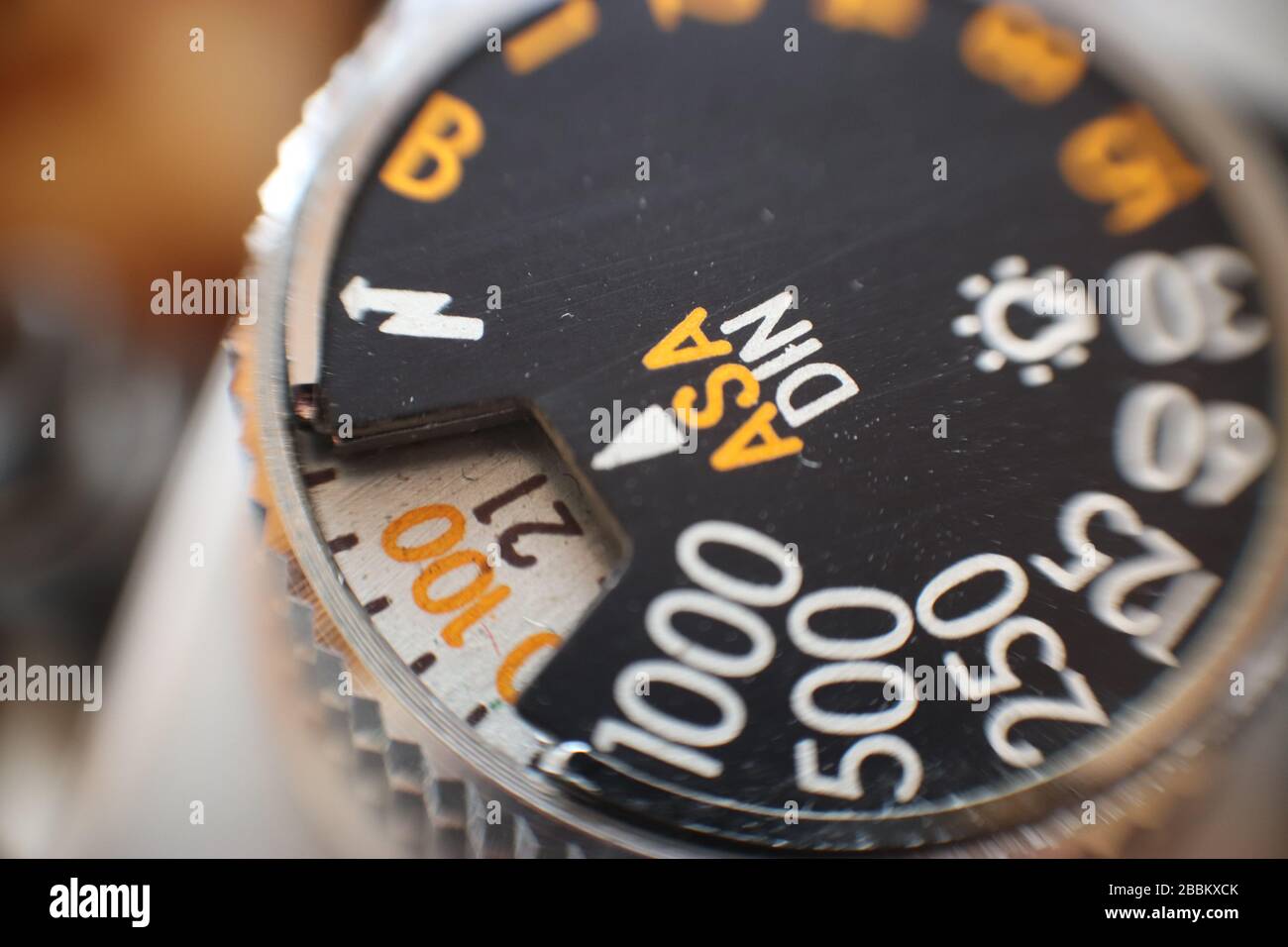 Classic Shutter Speed and ISO dial Stock Photo - Alamy